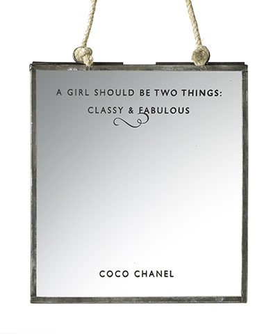 Coco Chanel | Face Mirror | Parlane | The Gift Hunter | Gifts For Girls