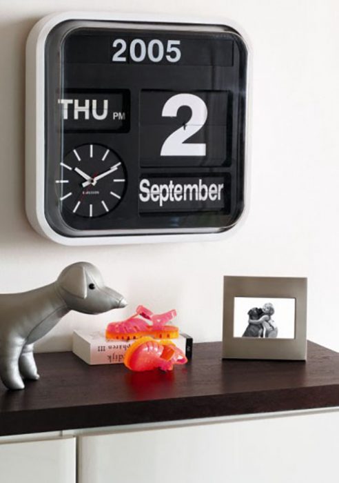 Karlsson Large Calendar Flip Clock | Station Clock | Corporate Clocks